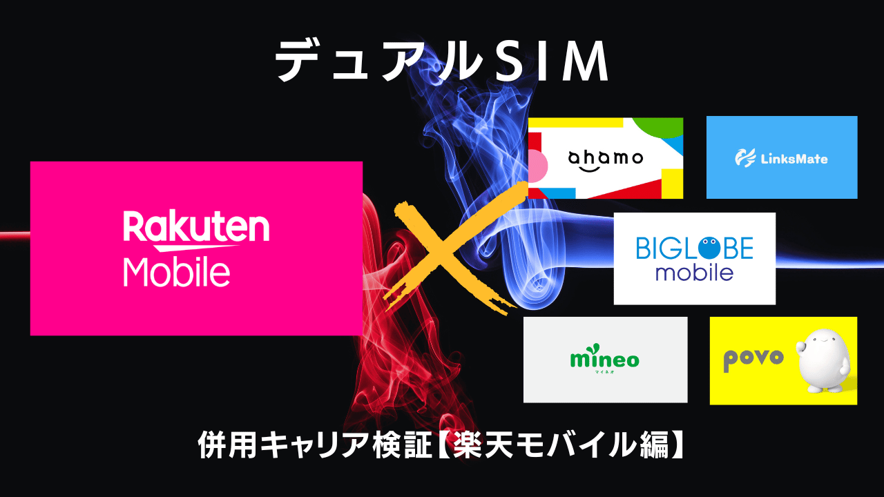 【24年9月版】楽天モバイルとの併用でおすすめ格安SIM5選【デュアルSIM最強の組み合わせ】 | フーデリスマホ見直し本舗
